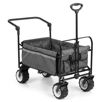 Waldbeck Easy Rider chariot de transport avec toit charge 70kg barre ...