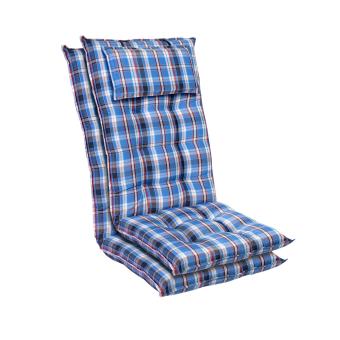 Sylt coussin de fauteuil appuie-tête pour dossier haut Polyester 50x120x9cm