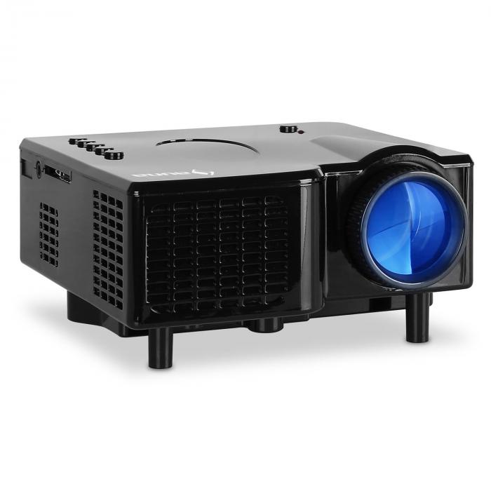 LED Mini Projector VGA Laptop Beamer AV Black